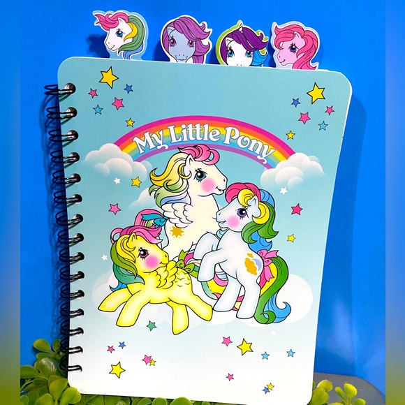 My Little Pony | Office | My Little Pony Nwt Plastic 4 Tab Cover Spiral ...